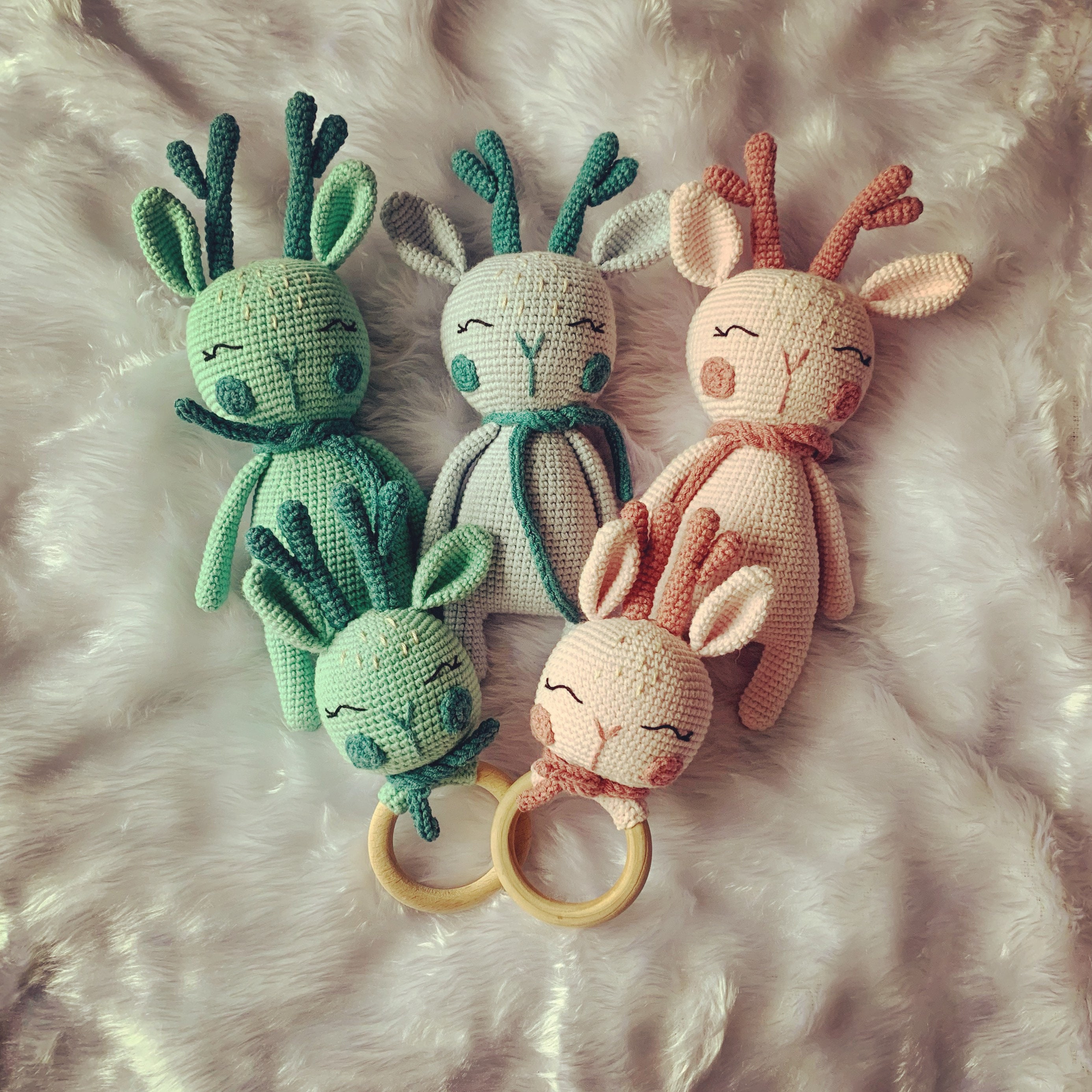 Amigurumi Deer Amigurumi Teether Amigurumi Pattern Deer - Etsy