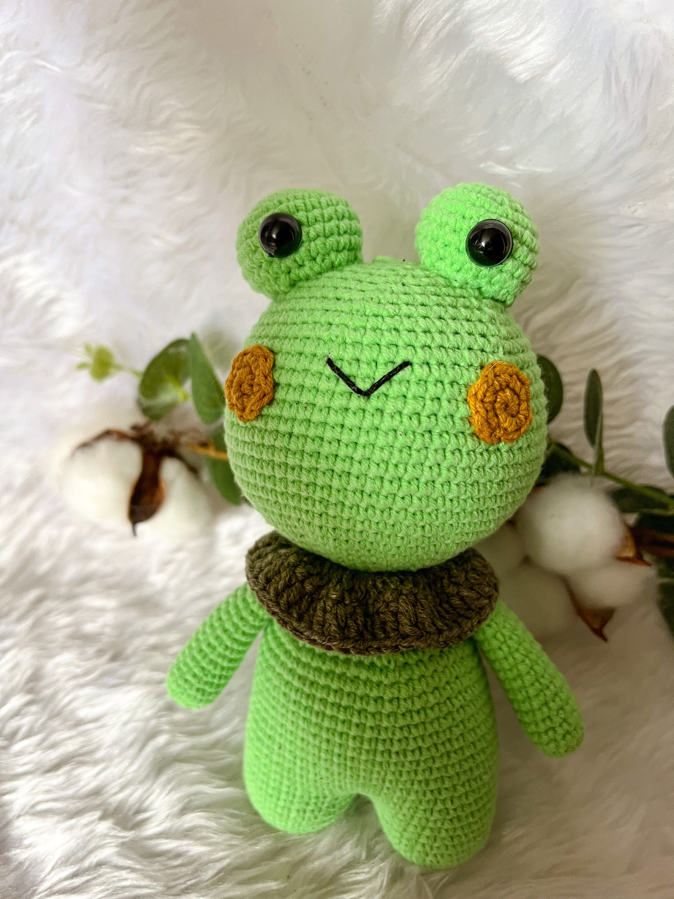 Amigurumi Frog Pattern, Cute Frog Crochet Pattern, Crochet Frog Pattern ...