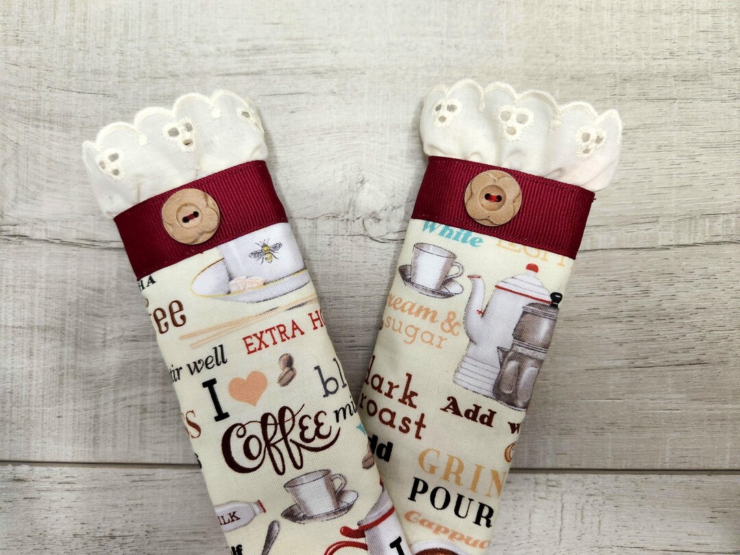 Refrigerator Handle Covers, Fridge Handle Covers, Coffee Covers, Red ...