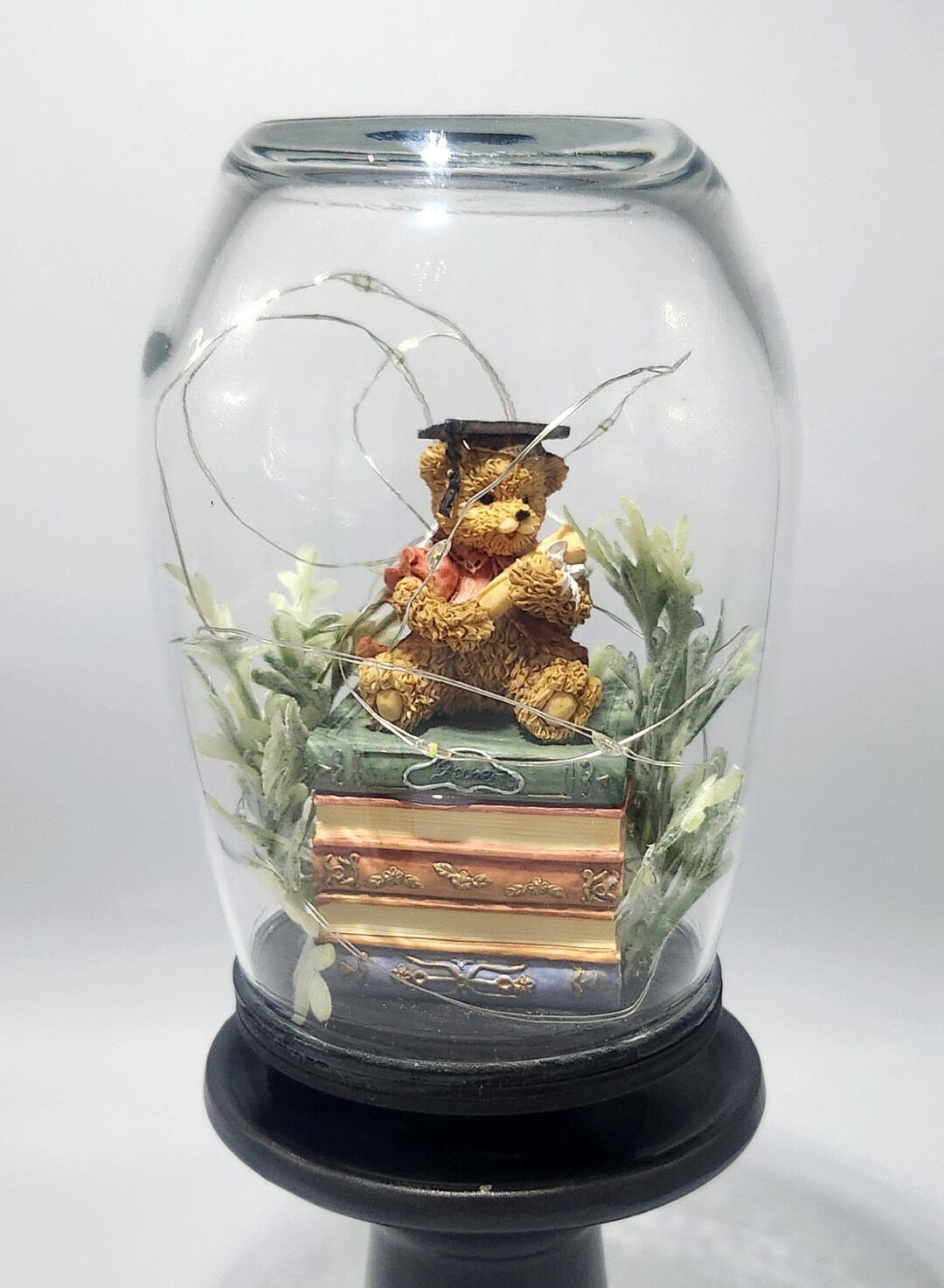 Graduation Teddy Fairy Light Lamp - Etsy