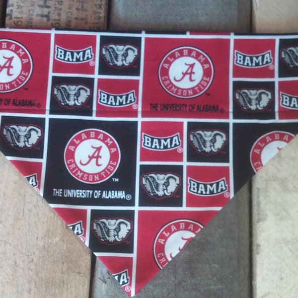 University of Alabama Dog Bandana - Etsy