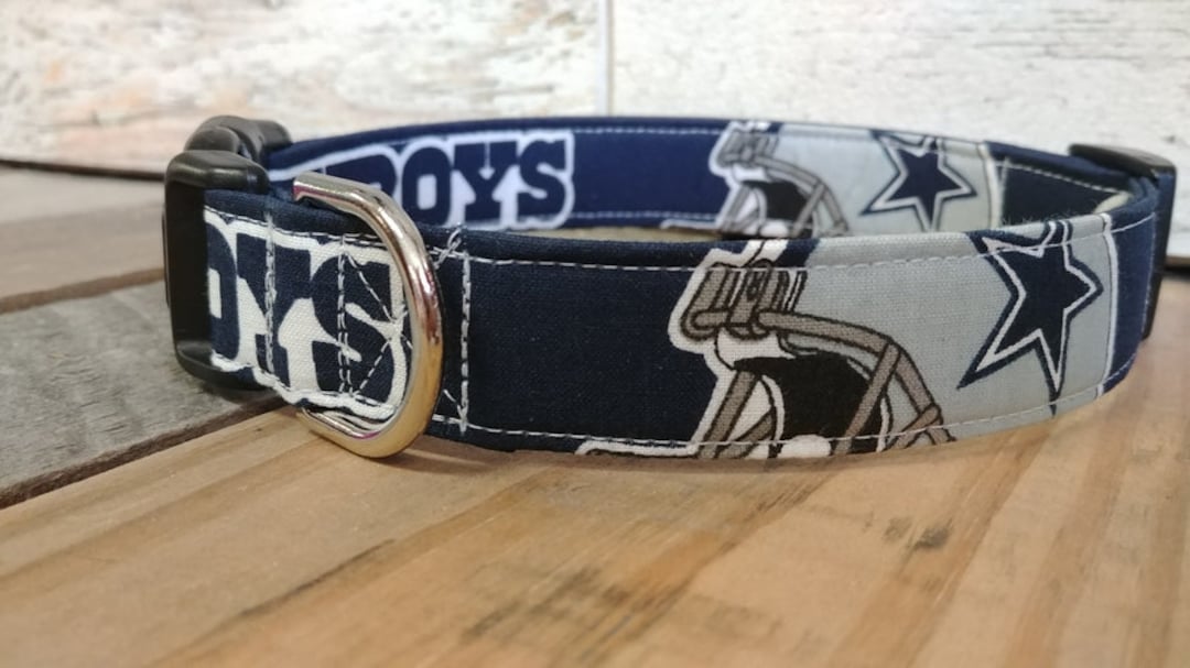 Dallas Cowboys Dog Collar, Dallas Cowboys Martingale Collar, Dallas ...