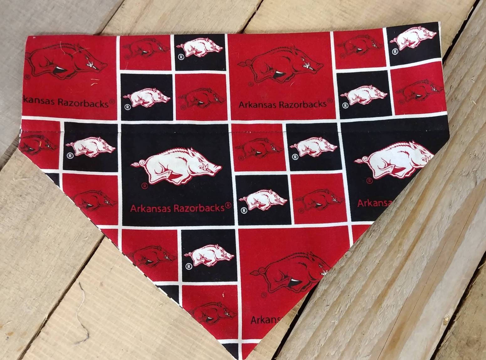 University Arkansas Razorback Slip on Dog Bandana Razorbacks - Etsy ...