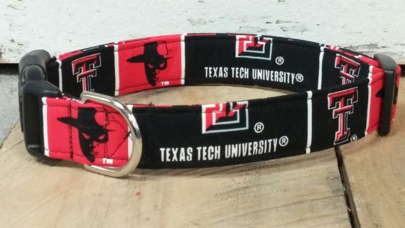 Texas Tech University buckle dog collar Texas Tech martingale | Etsy