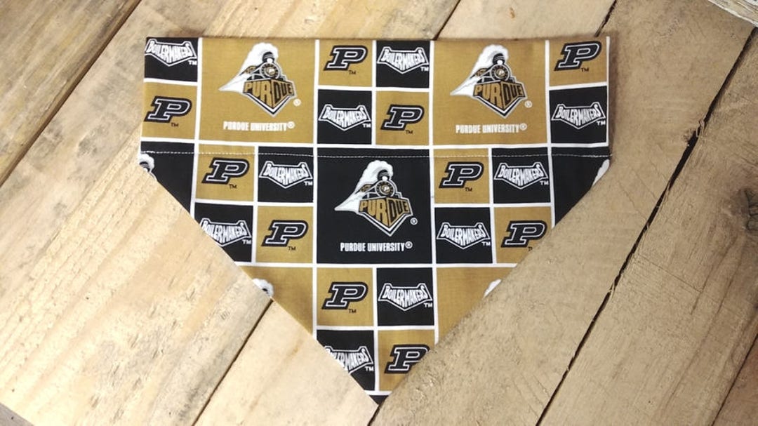 Purdue University Dog Bandana, Purdue Boilermakers Bandana, Purdue ...