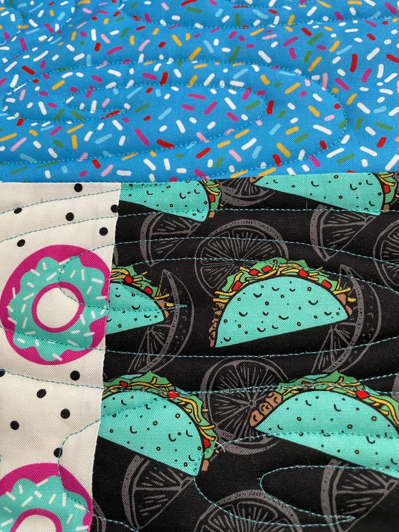 Snack Shack Food Quilt 60 X 71 - Etsy