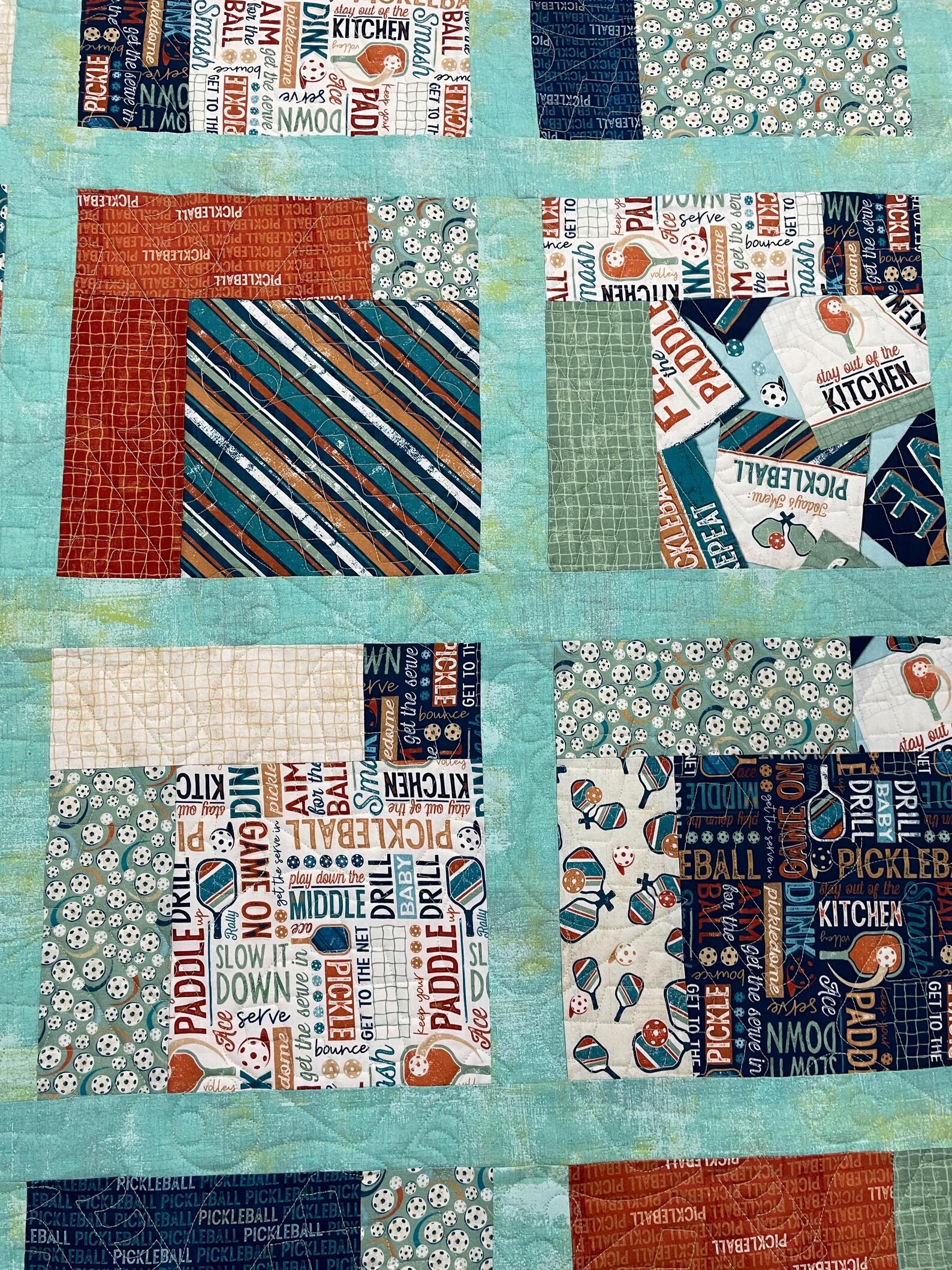 Pickleball Quilt 64 X 75 - Etsy