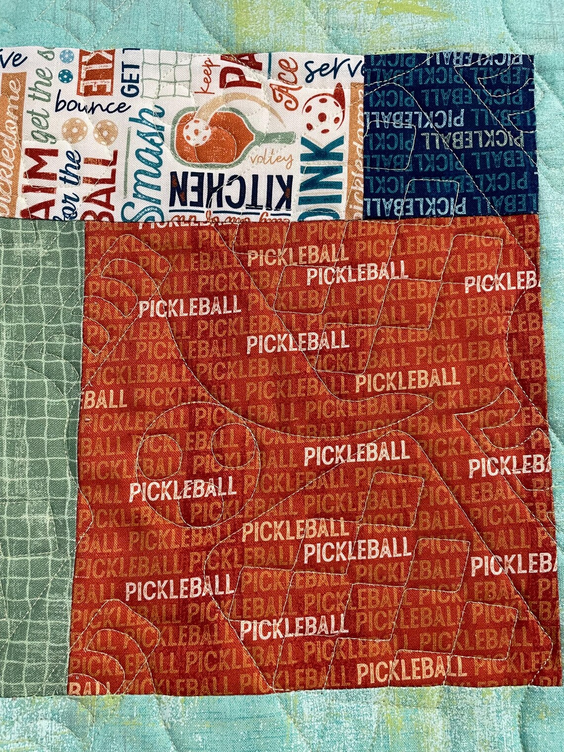 Pickleball Quilt 64 X 75 - Etsy