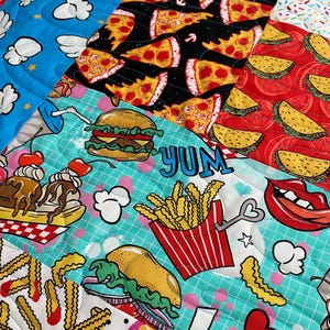 Snack Shack Food Quilt 60 X 71 - Etsy