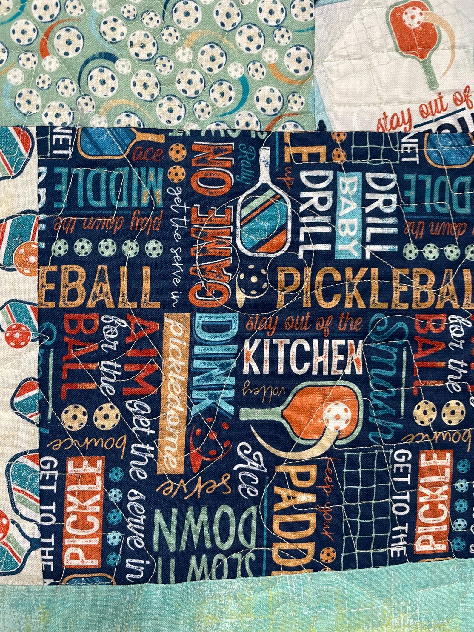 Pickleball Quilt 64 X 75 - Etsy