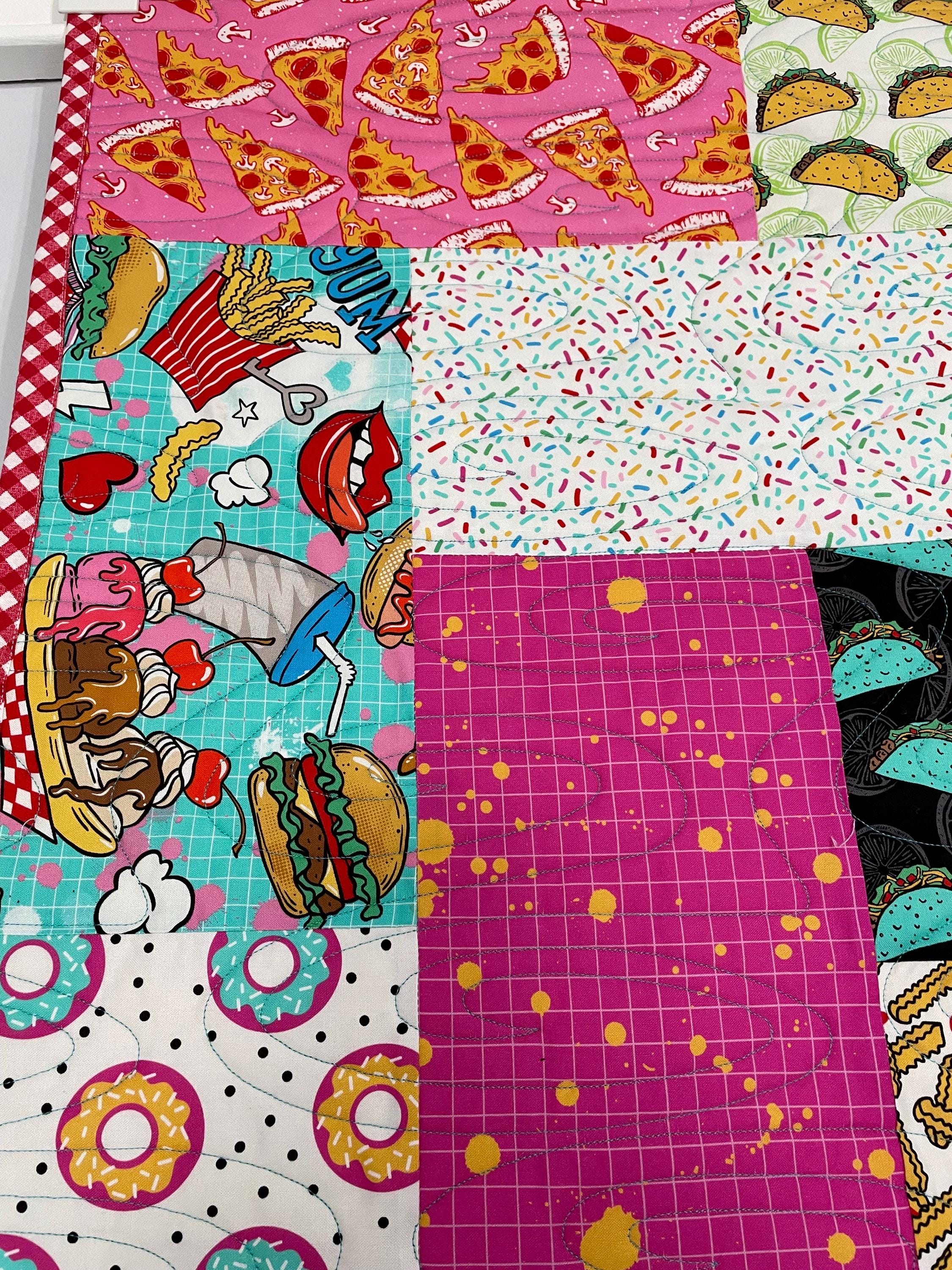 Snack Shack Food Quilt 60 X 71 - Etsy