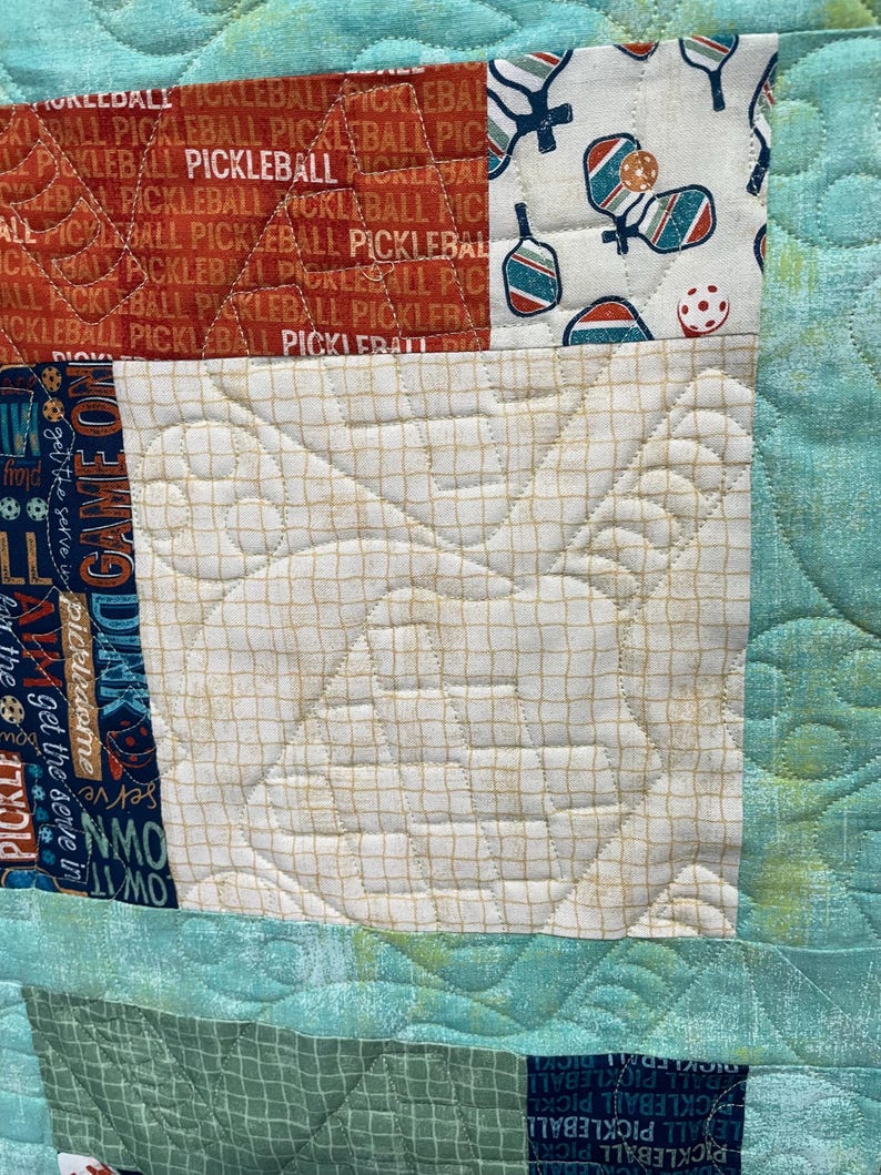 Pickleball Quilt 64 X 75 - Etsy