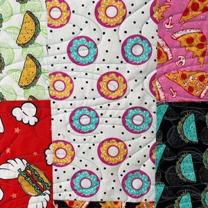 Snack Shack Food Quilt 60 X 71 - Etsy