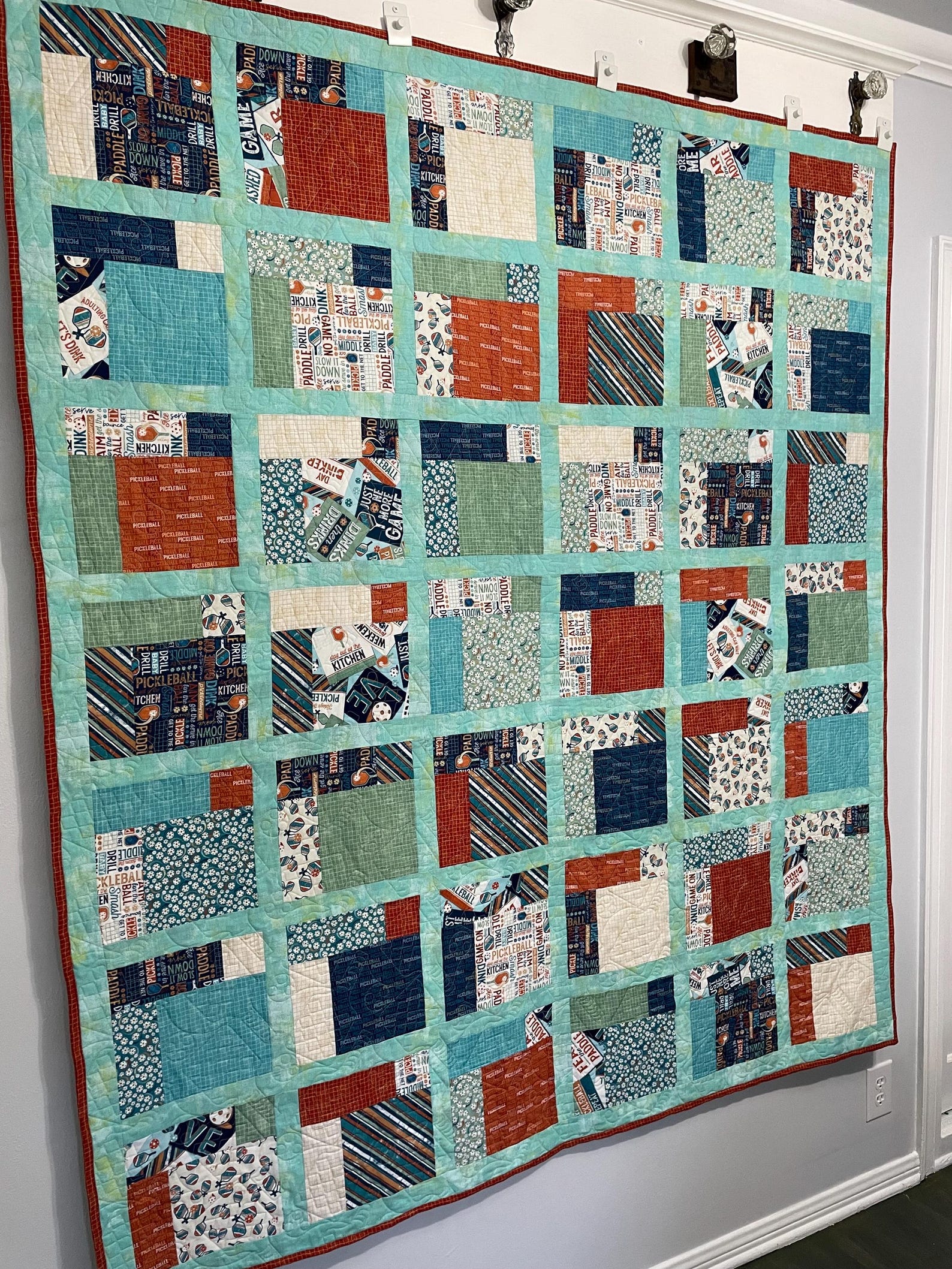 Pickleball Quilt 64 X 75 - Etsy