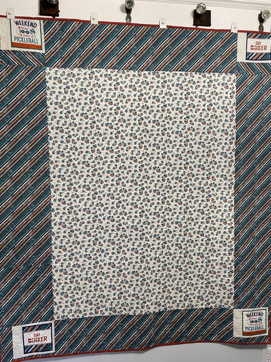 Pickleball Quilt 64 X 75 - Etsy