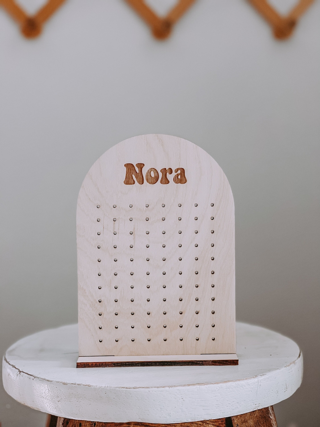 Wooden Earring Stand, Arch Earring Stand, Boho, Earring Display, Stand ...