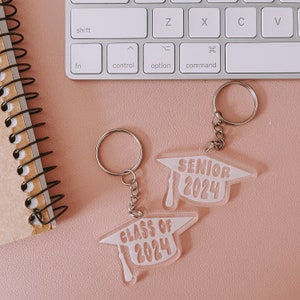 Class of 2026 Keychain, Senior 2026 Keychain, High School Graduation ...