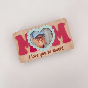 SVG Mom Photo Magnet, Mom Photo Frame, Laser Cut File, Laser File, SVG ...