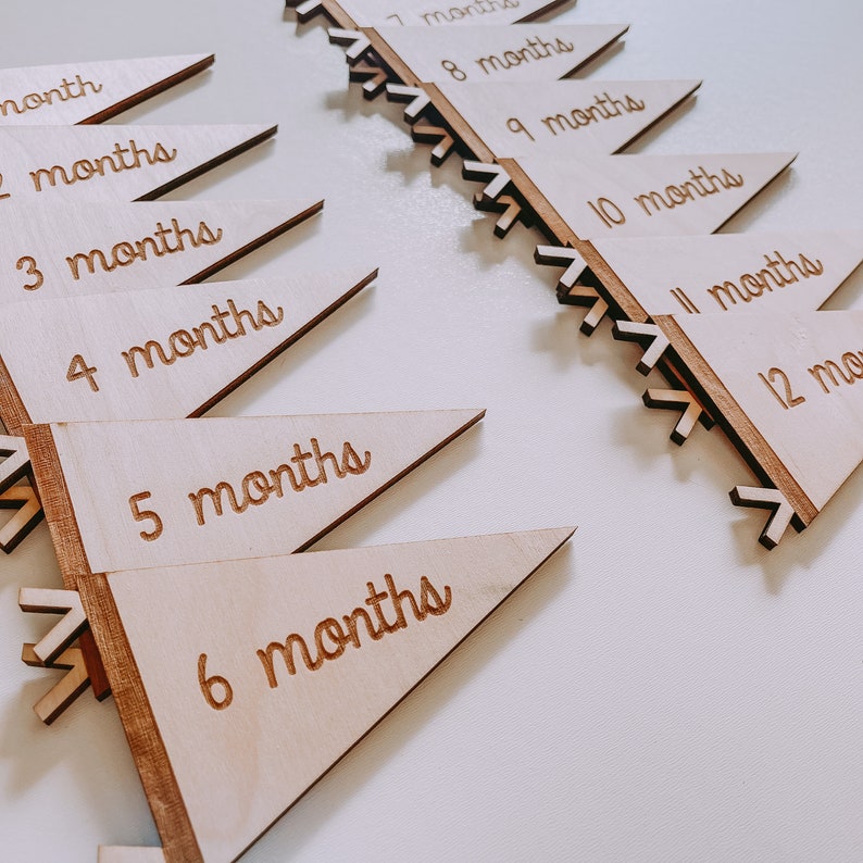 Monthly Milestone Markers, Baby Milestone Markers, Neutral Milestone ...