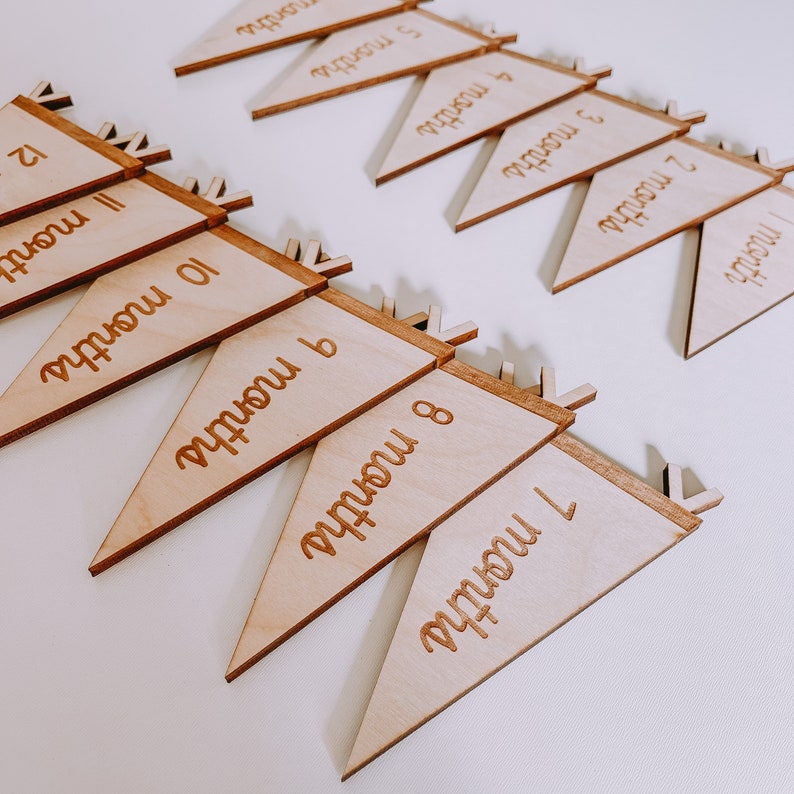Monthly Milestone Markers, Baby Milestone Markers, Neutral Milestone ...