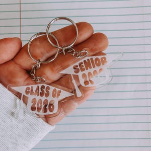 Class of 2026 Keychain, Senior 2026 Keychain, High School Graduation ...