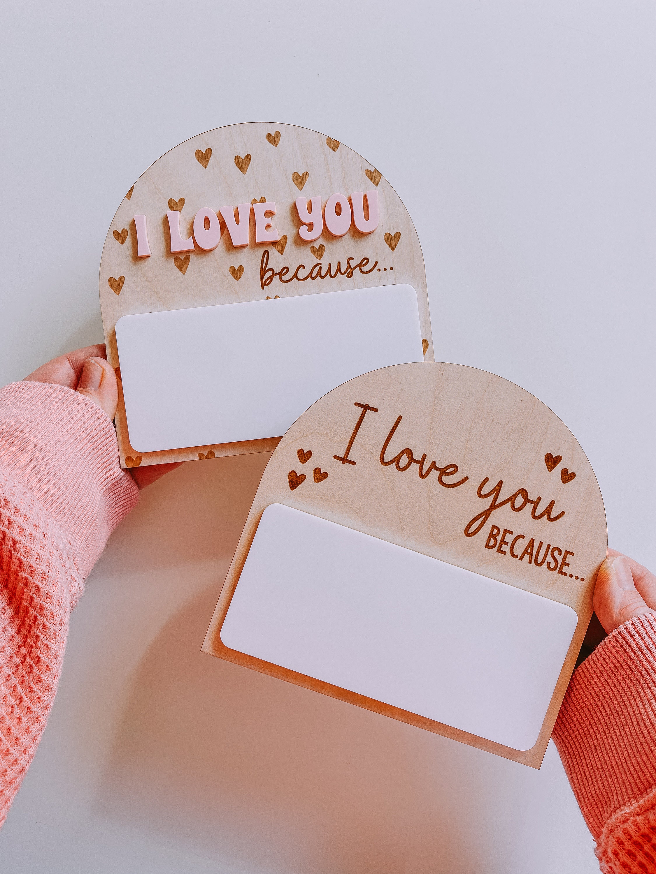 SVG I Love You Because, Valentine's SVG, Valentine's Day, Laser Cut ...