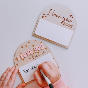 SVG I Love You Because, Valentine's SVG, Valentine's Day, Laser Cut ...