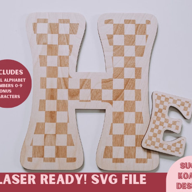 Checkered Print - Etsy