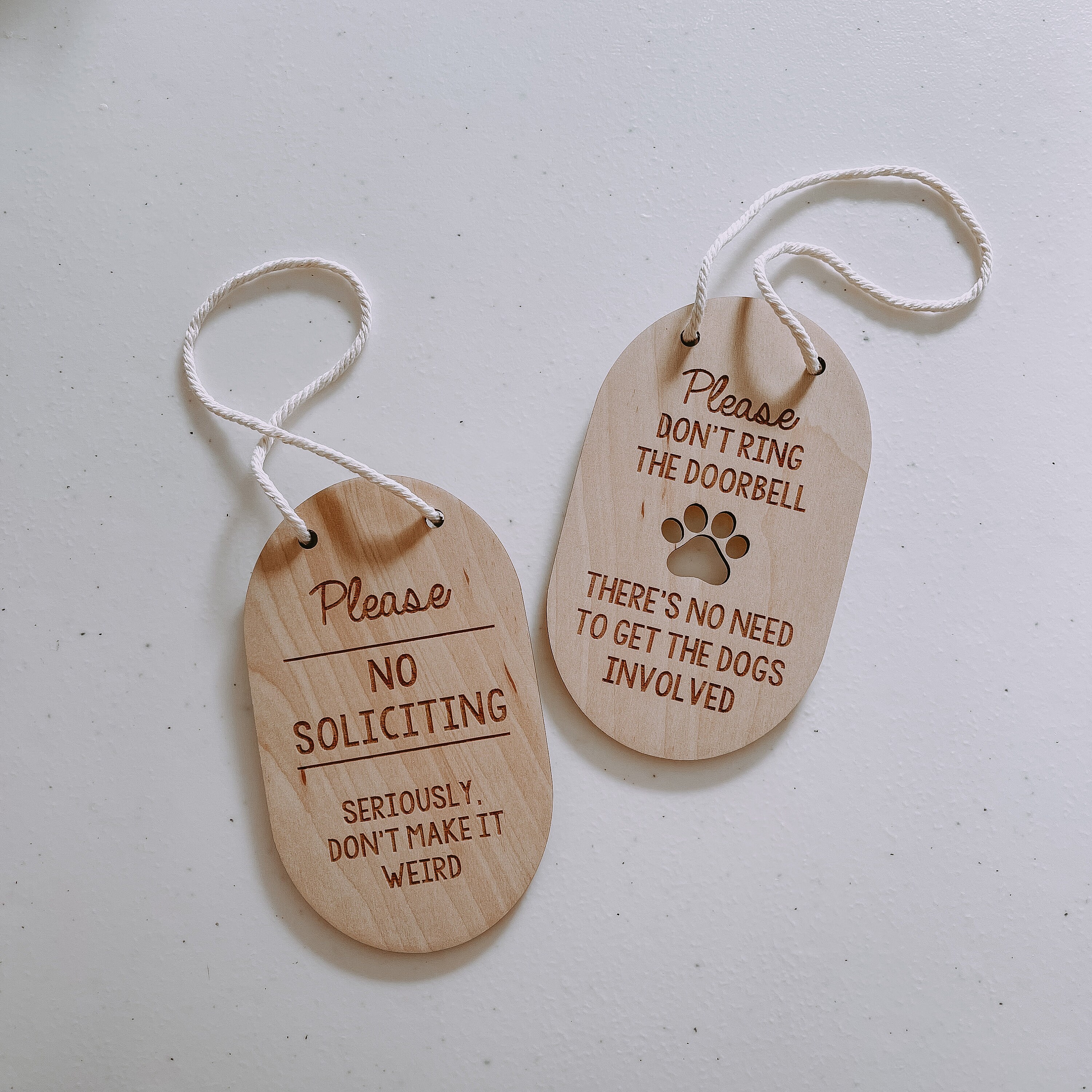 Ring Doorbell Sign Doorbell Sign Please Don't Ring the - Etsy