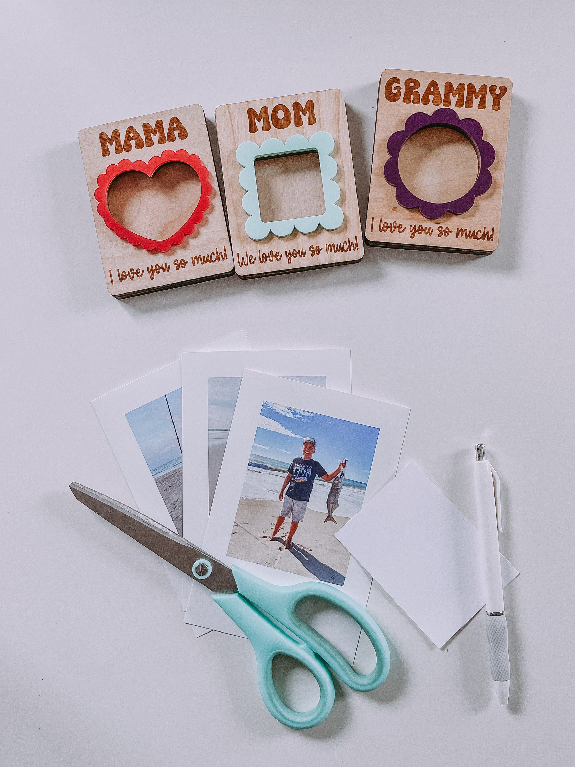 SVG Mom Photo Magnet, Mom Photo Frame, Laser Cut File, Laser File, SVG ...