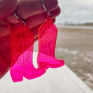 Cowboy Boots Keychain, Cowgirl Boots Keychain, Bridesmaid Gift ...