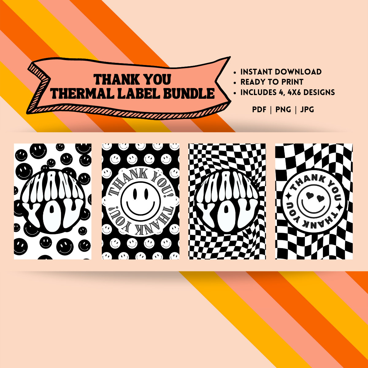 Thermal printed labels store