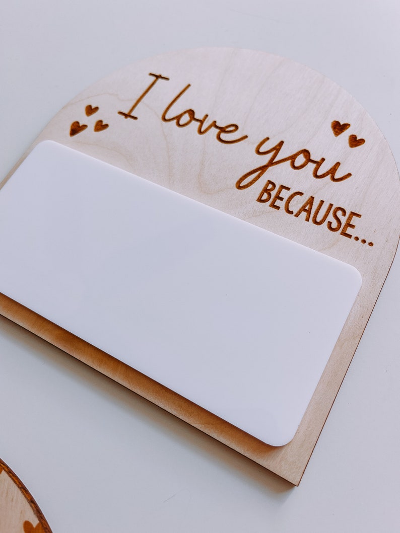 SVG I Love You Because, Valentine's SVG, Valentine's Day, Laser Cut ...