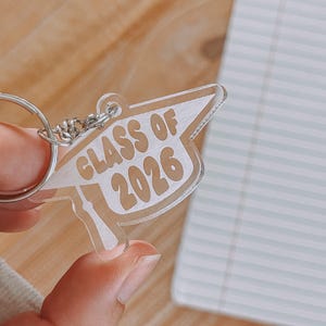 Class of 2026 Keychain, Senior 2026 Keychain, High School Graduation ...