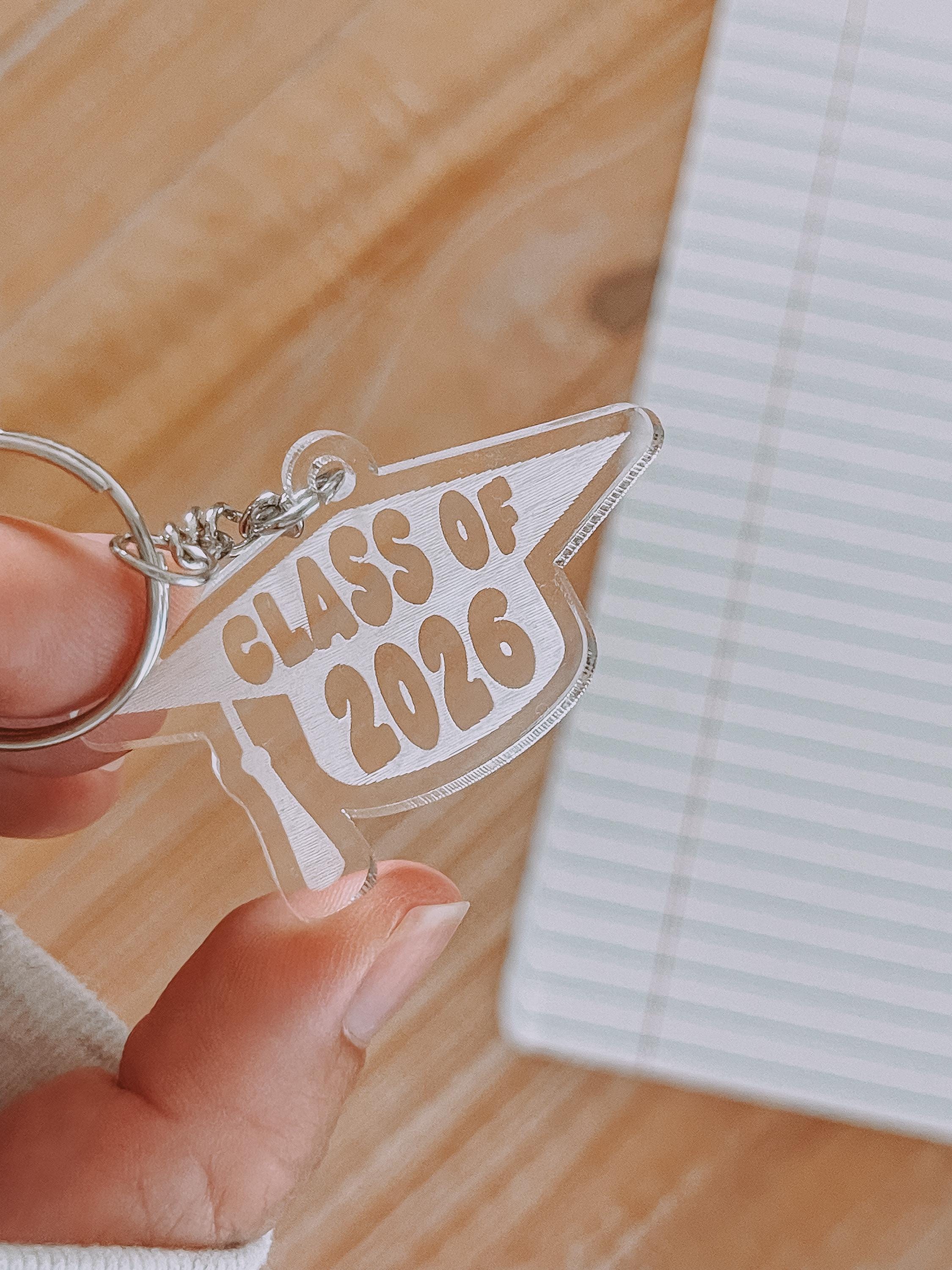Class of 2026 Keychain, Senior 2026 Keychain, High School Graduation ...
