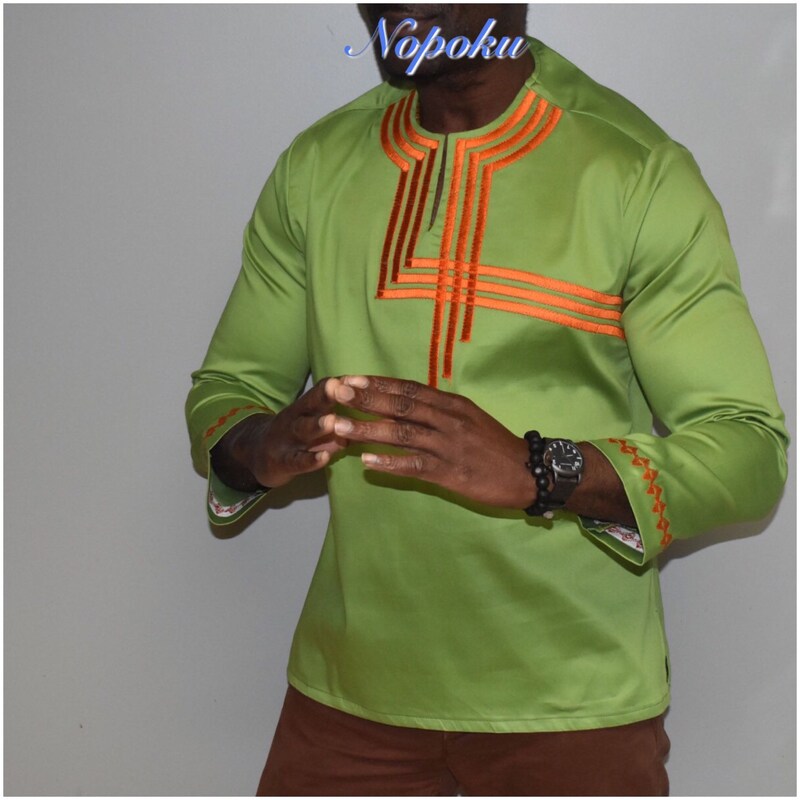 Kitenge Male Shirts - Etsy