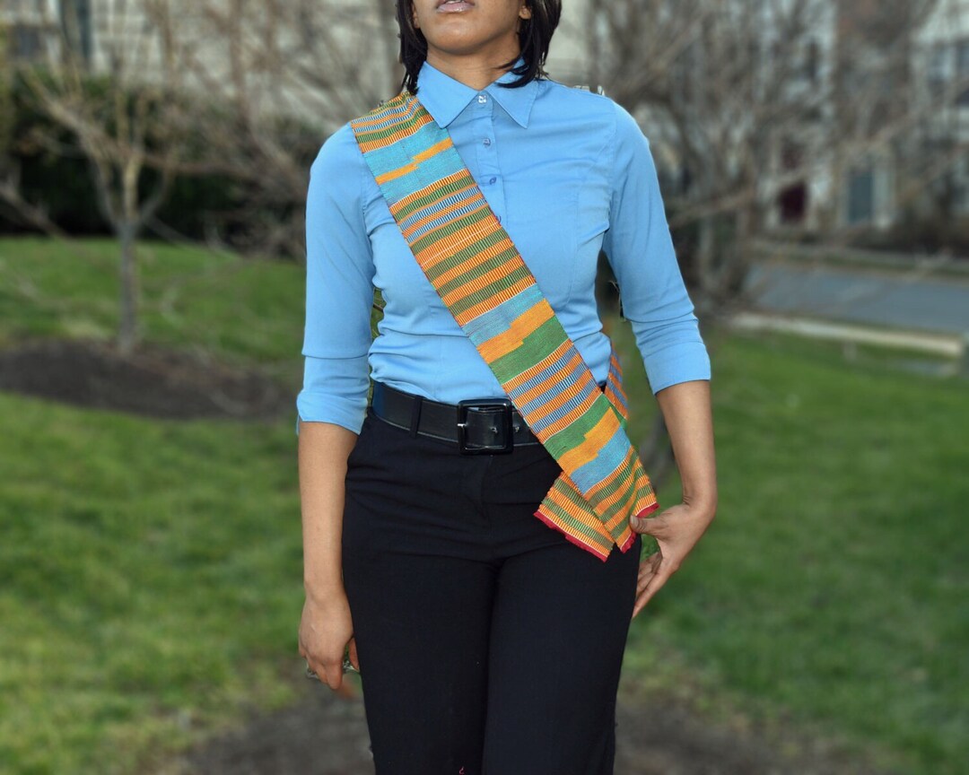 Kente Sash-sash-scarves and Wraps- Shawls - Scarves-woven Sashes-gift ...