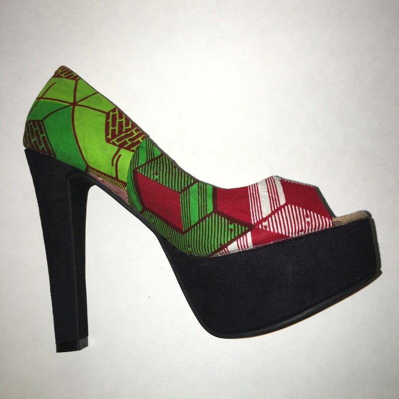 Kente Shoes - Etsy UK