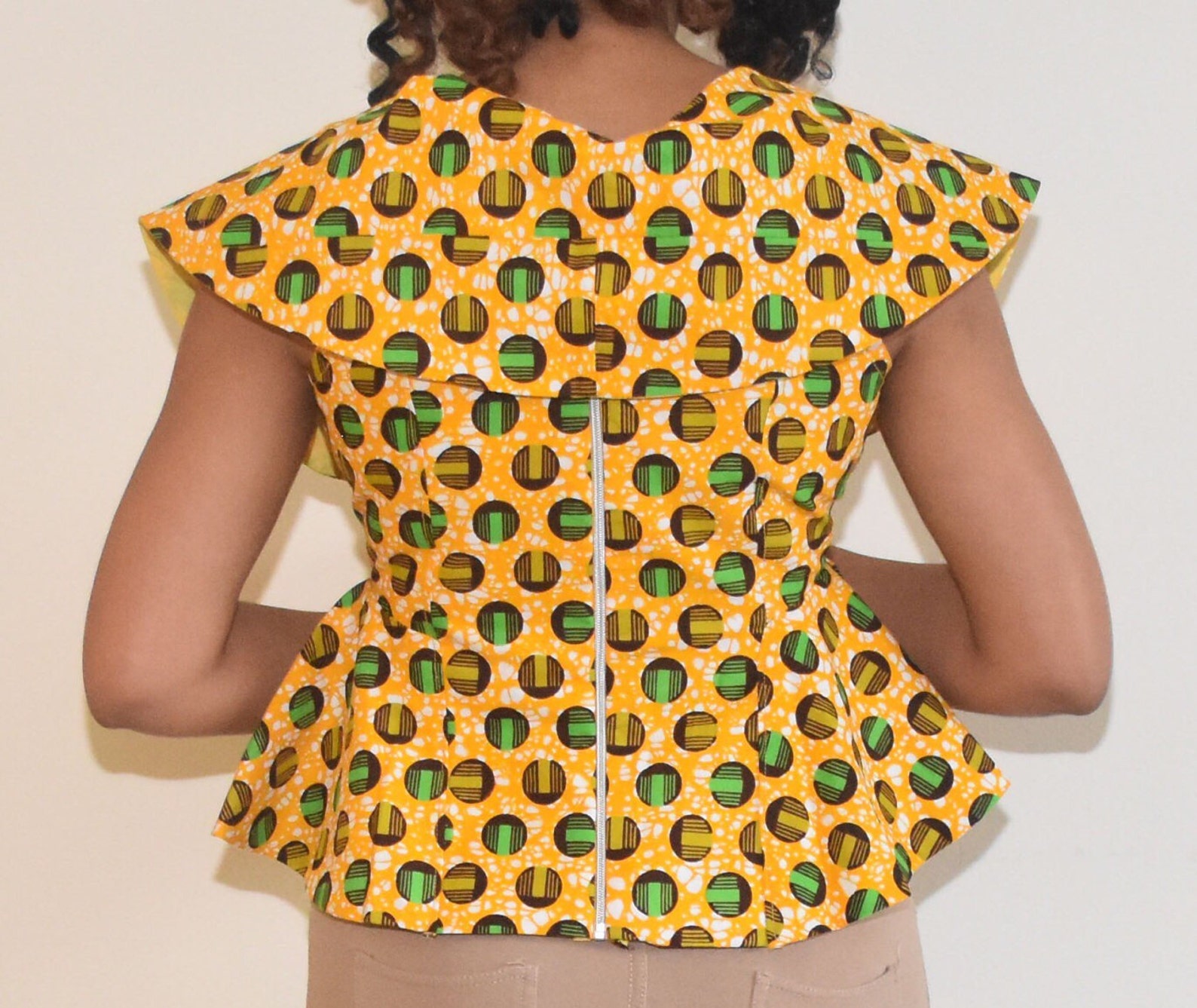 African Print Peplum Top Ankara Peplum Top Party | Etsy