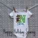 Sock Monkey Alphabet Onesie With Name - Etsy
