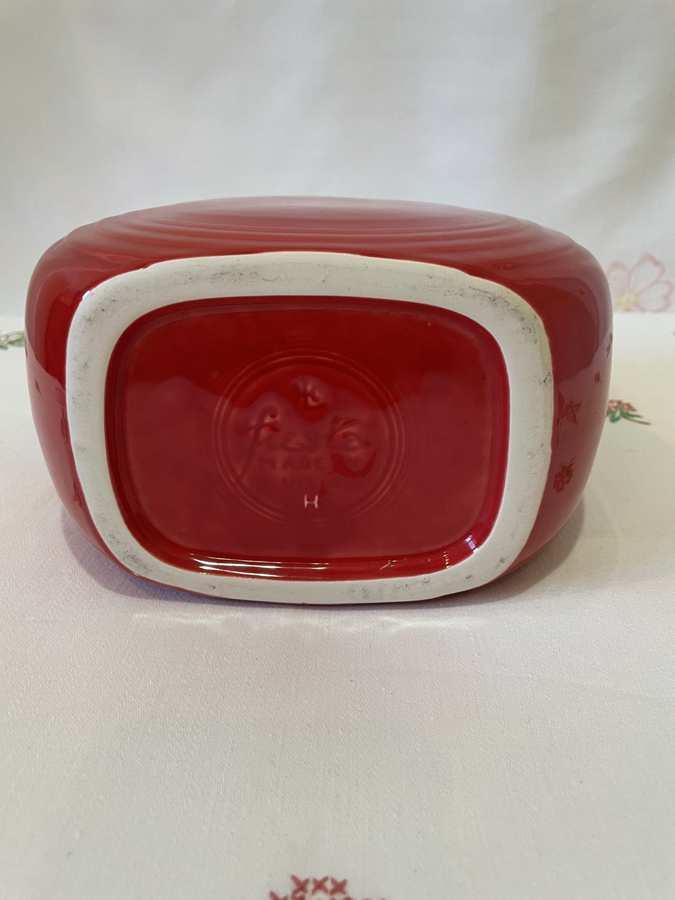 Fiesta Ware Scarlet Red Disc Pitcher - Etsy