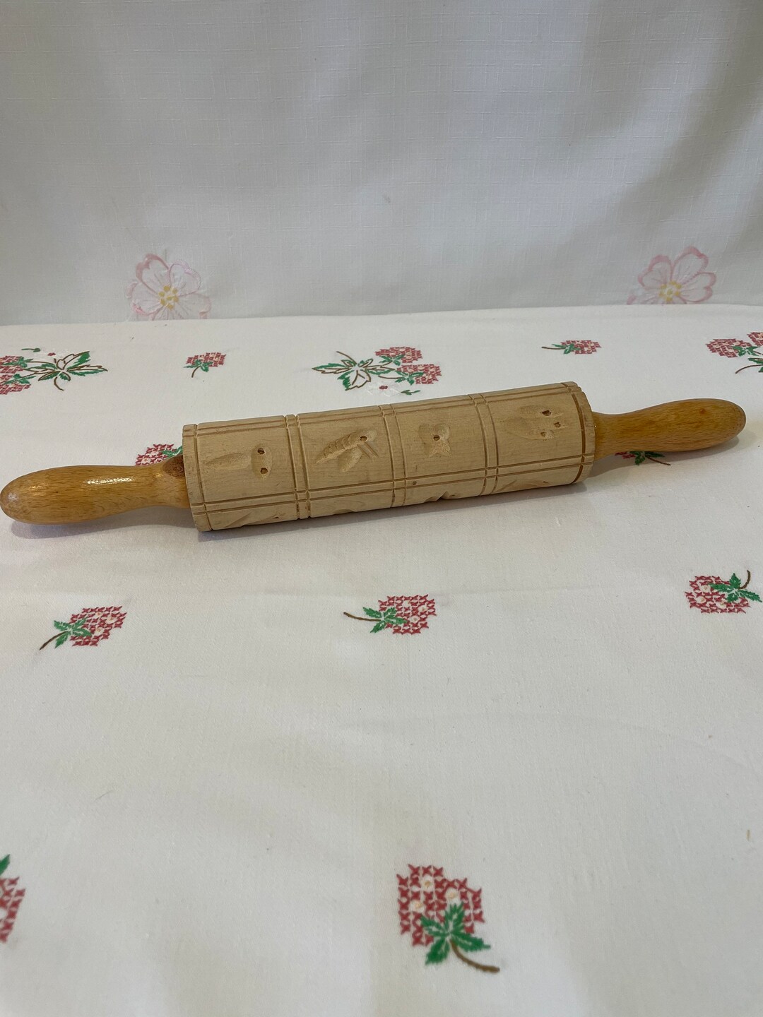 Vintage Springerle Rolling Pin, Cookie Mold - Etsy