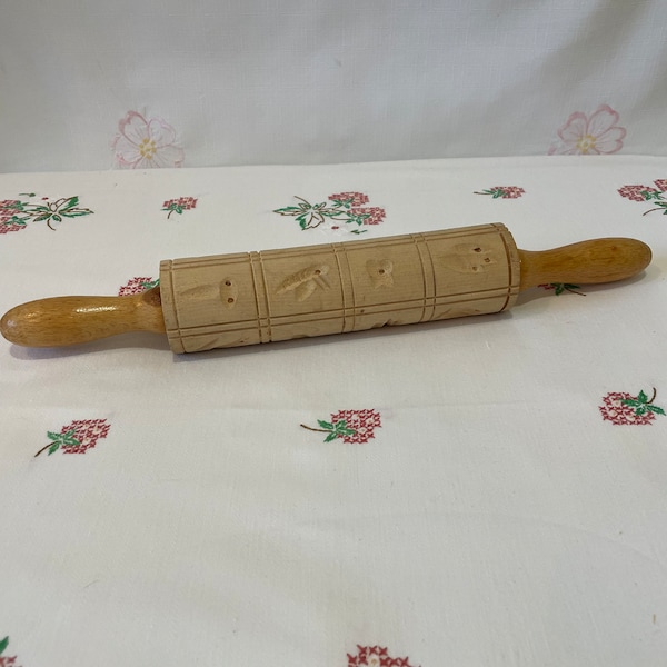 German Springerle Cookie Rolling Pin - Etsy