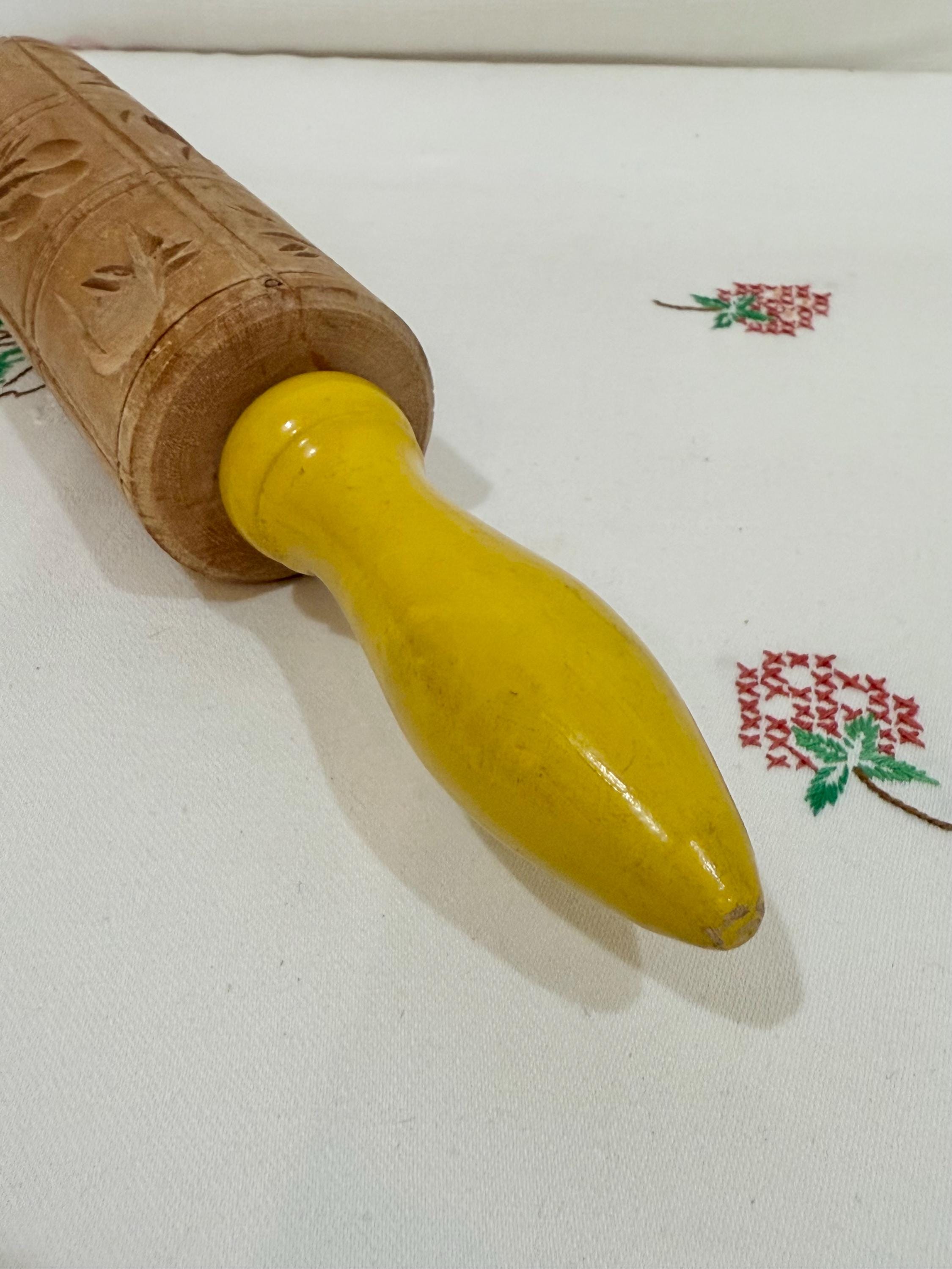Vintage Springerle Cookie Rolling Pin, Cookie Mold - Etsy