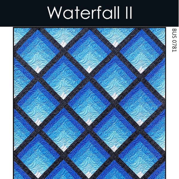 Waterfall Quilt Pattern Pdf - Etsy