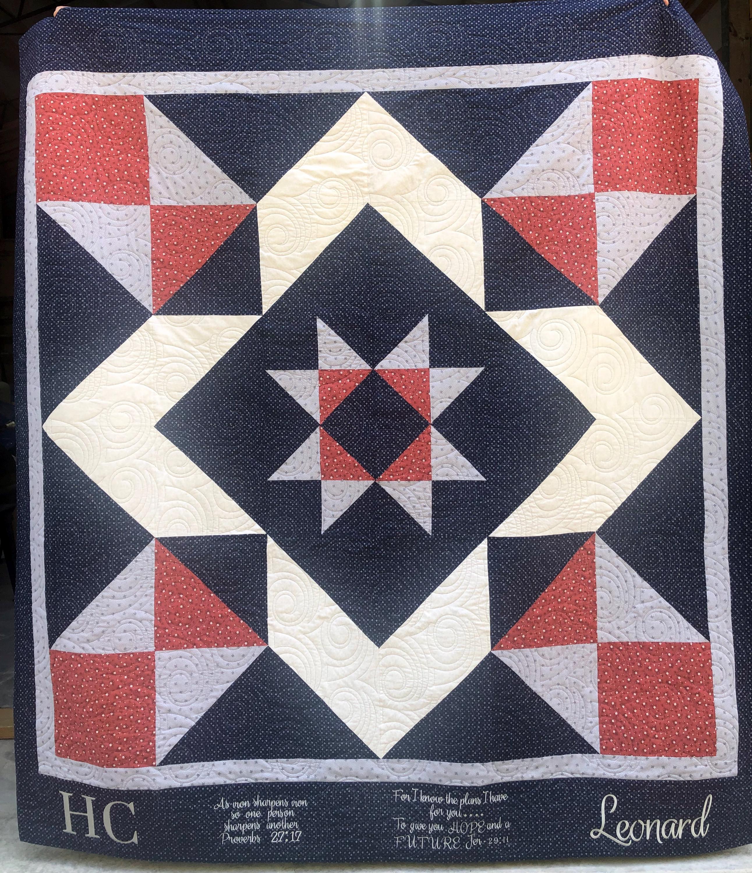 4 Sizes Giant Star Quilt Pattern PDF DIGITAL DOWNLOAD, Quick and Easy ...