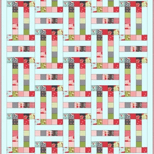 6 Sizes Family Ties Quilt Pattern PRINTED Baby Lap Throw - Etsy