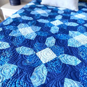 4 Sizes Sweet Comfort Quilt Pattern, PDF DIGITAL Download, Throw Twin ...