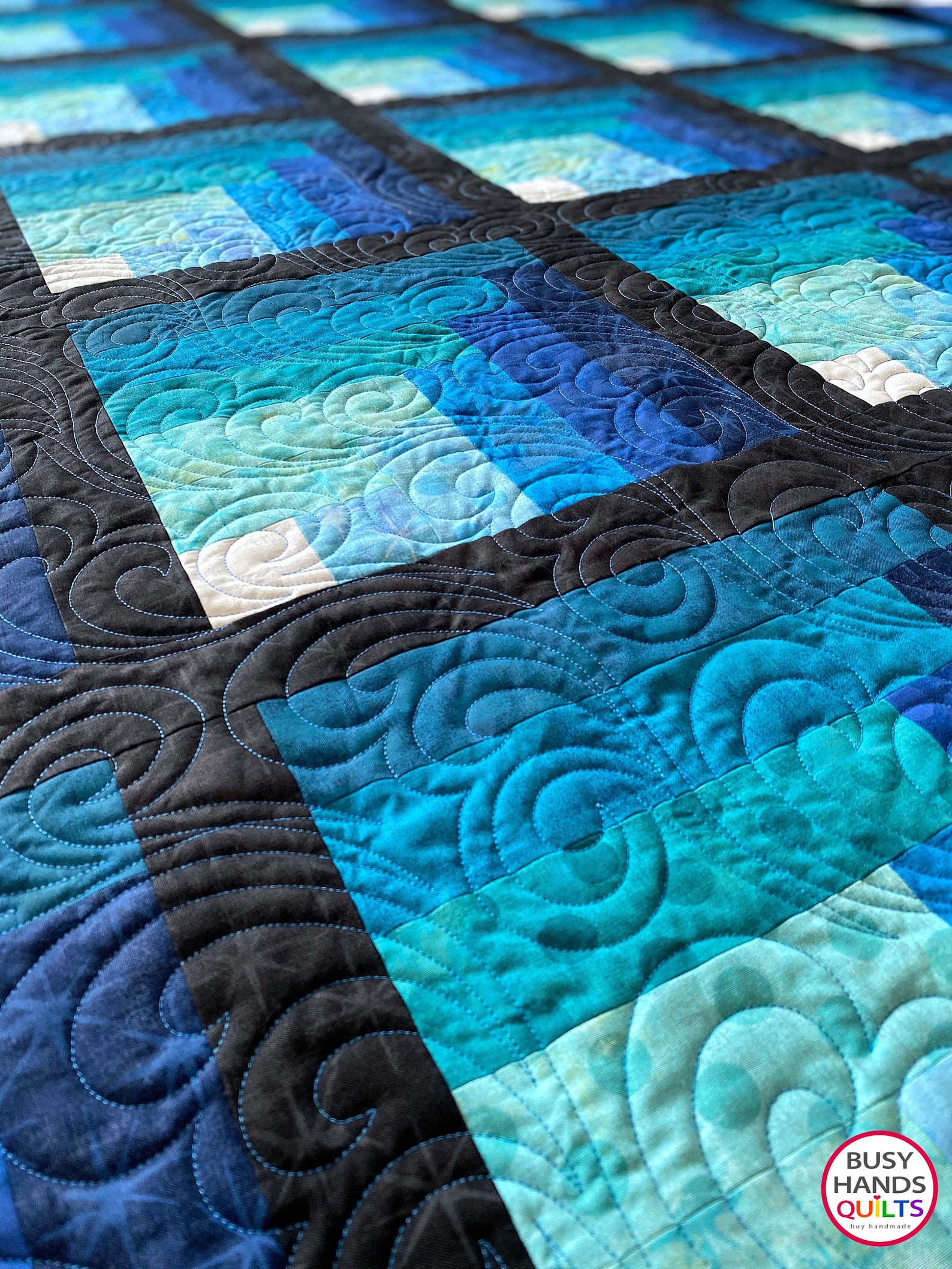 2 Sizes Waterfall Quilt Pattern PRINTED Two Color Ombre | Etsy Canada