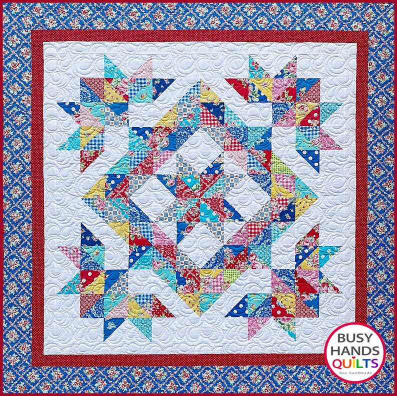 5 Sizes Whimsical Quilt Pattern PRINTED Charm Squares or - Etsy